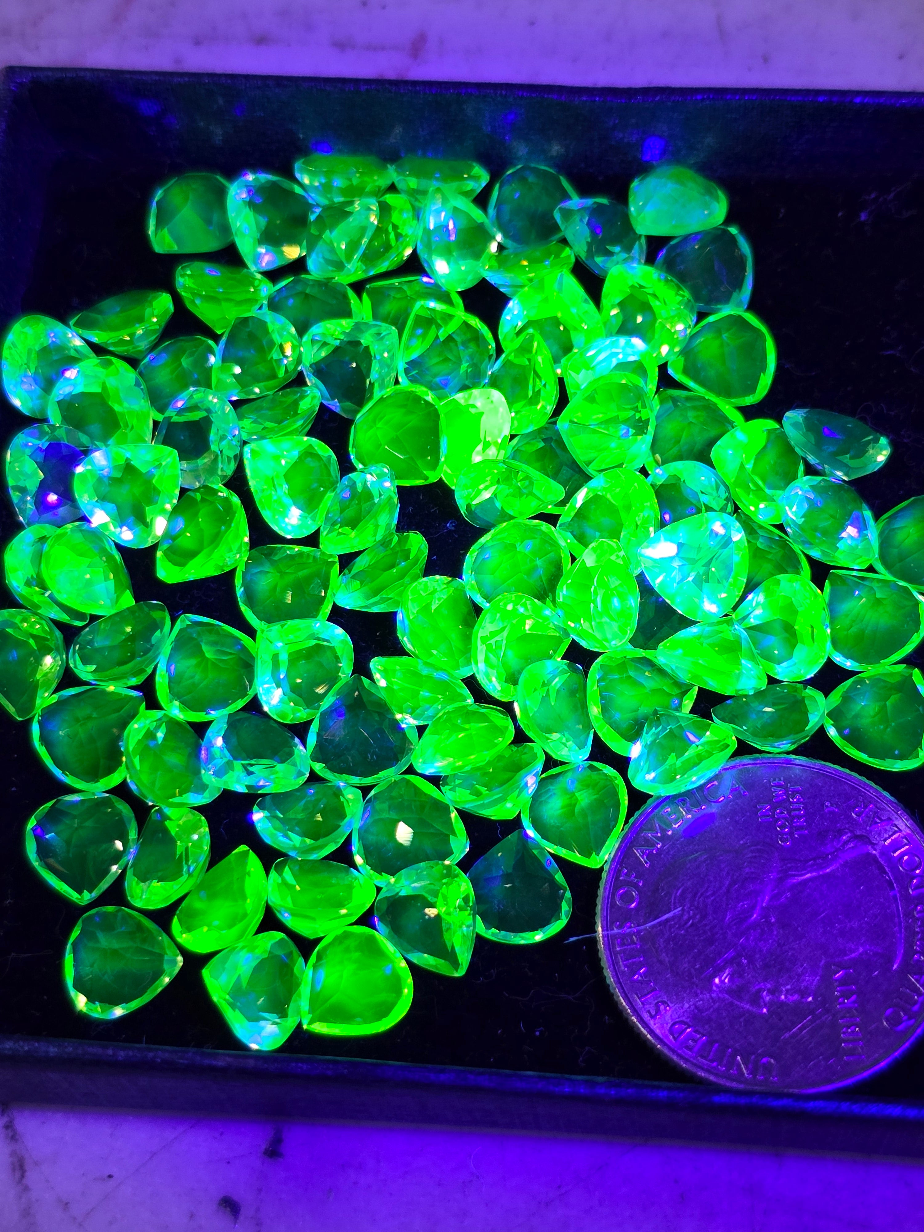 Uranium glass jewelry – Shadow Gems and Jewelry Co